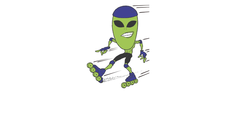 Alien Inline Skating at Richmond School - Richmond School